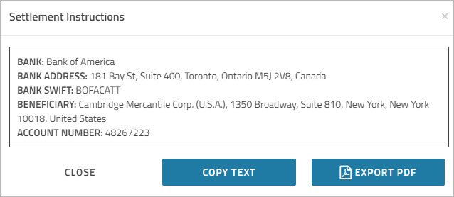 Viewing Multi-Currency Account activity