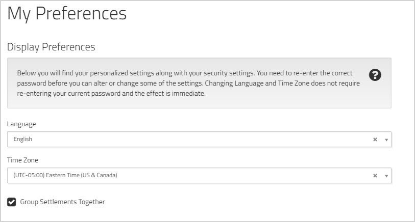 Setting your display preferences